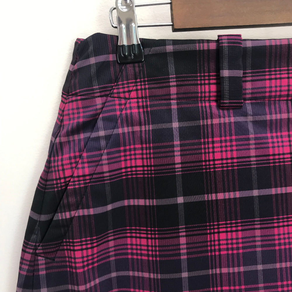 Nike Purple Tartan Golf Skort - Gem